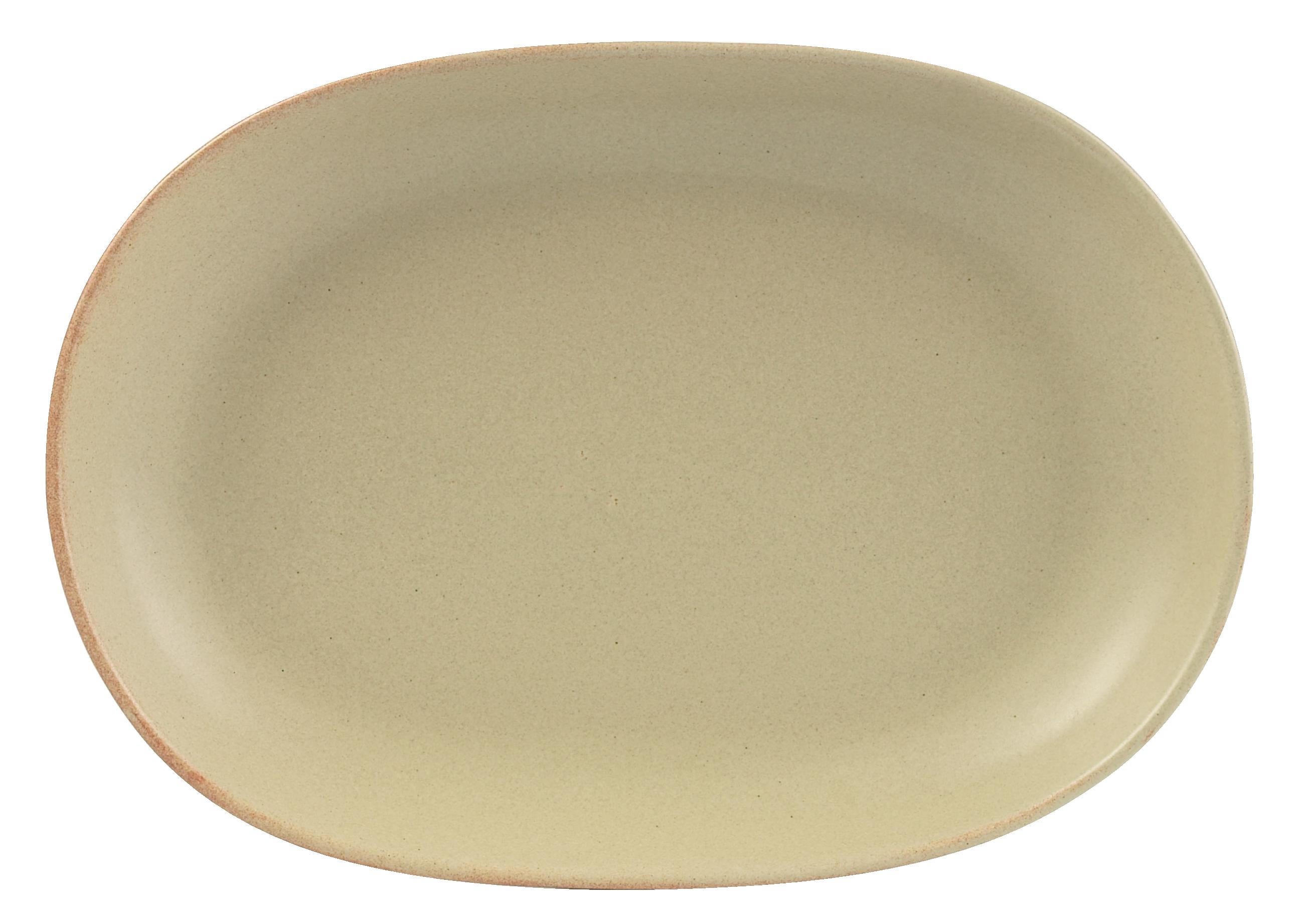 Rustico Oval Plates: Pack of 6 (33 x 23cm) - MM Catering Wholesale