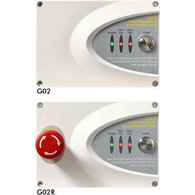 G02/G02R/G03/G03R Gas Interlock System Controller