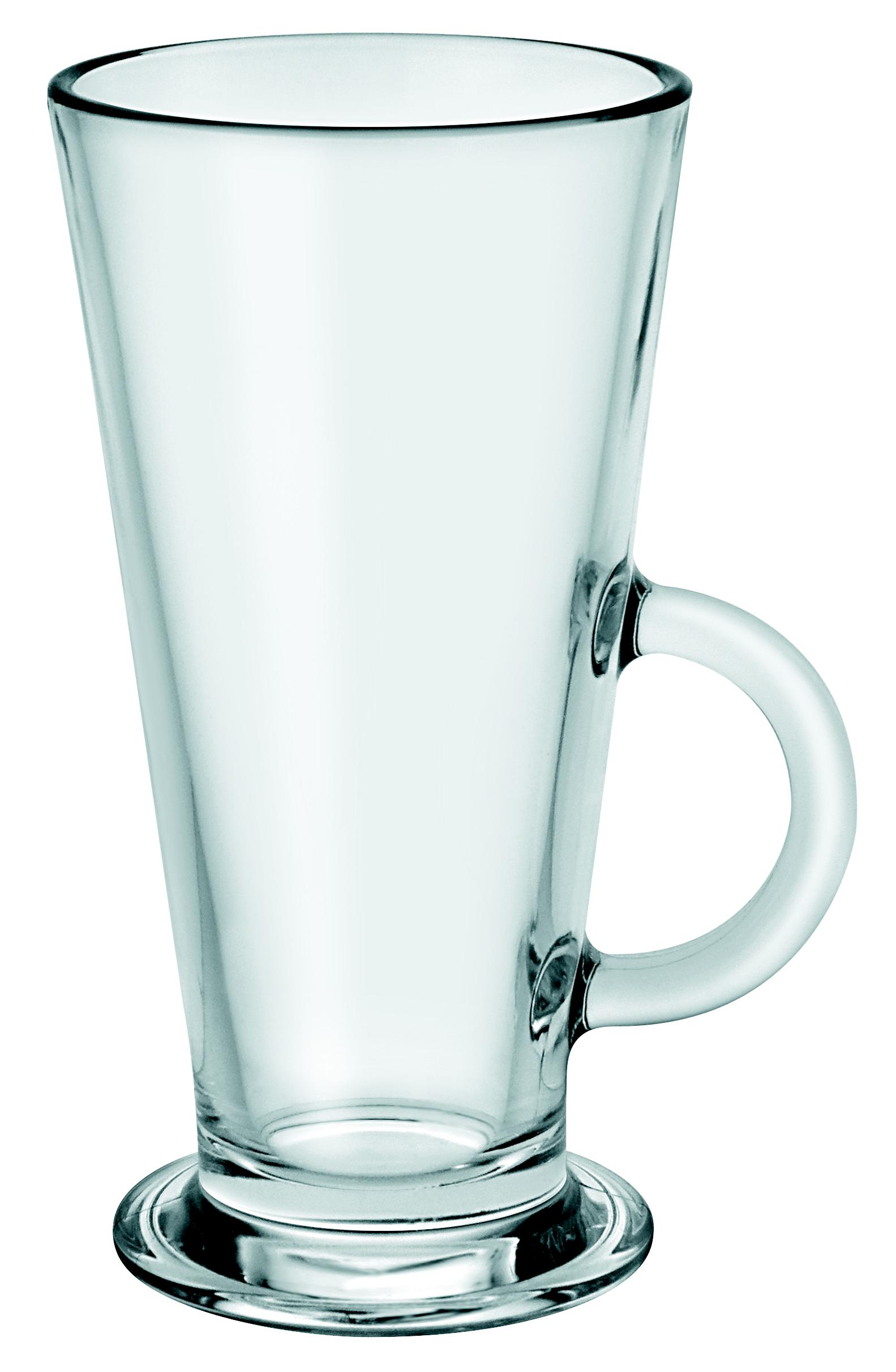 Conic Latte Glass: Pack of 12 (h145mm/280ml) - MM Catering Wholesale