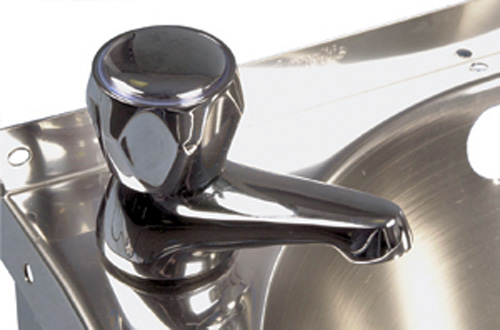 Pillar Taps for Hand Bowl - Stainless Steel - MM Catering Wholesale