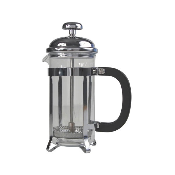 Chrome 8 Cup Cafetiere: Pyrex 32 Oz. 1000ml. - MM Catering Wholesale