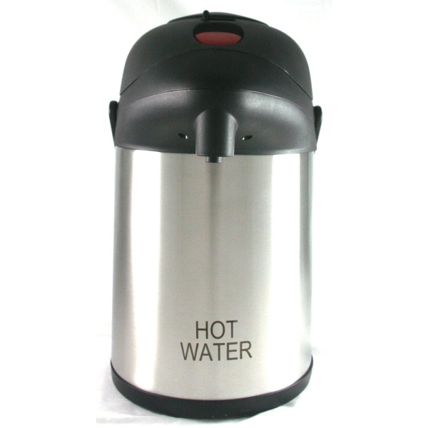 2.5Ltr 'Hot Water' Inscribed Stainless Steel Vacuum Pump Pot - MM ...